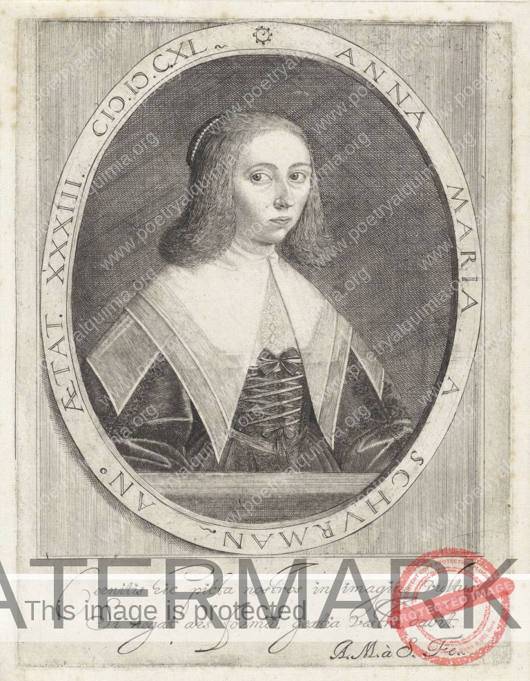 Anna Maria Van Schurman | Poiesis/ποίησις